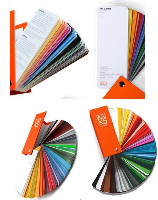 RAL Color Swatches Paint Type Environmental Friendly Materials