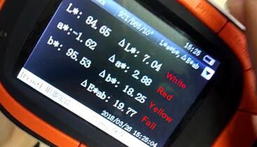 Color Spectrophotometer to Measure the Color of Flower Petal