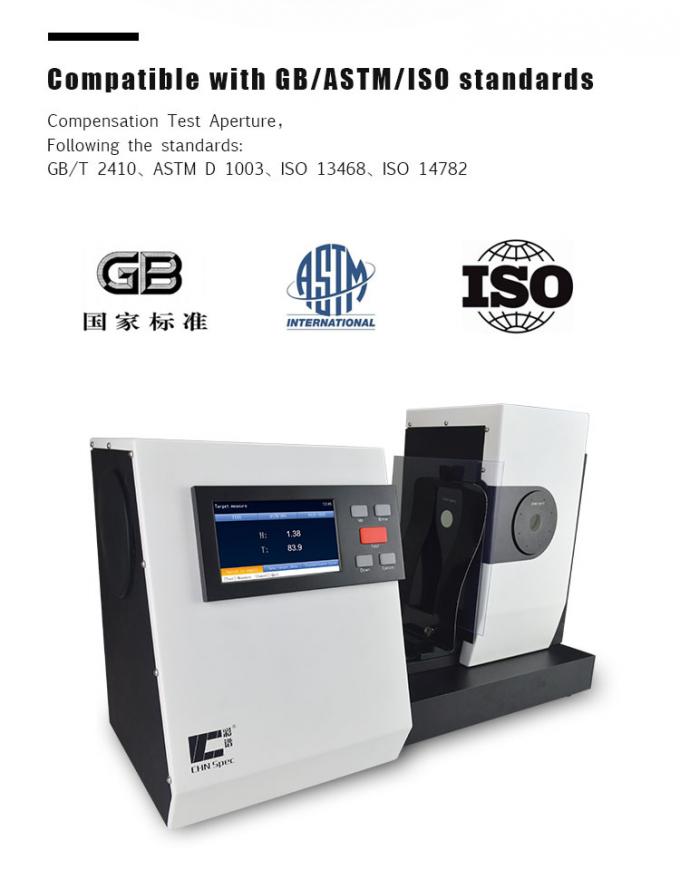 ASTM D1003 Haze Measurement Instrument CS -700 For Haze And Transmittance Measurement
