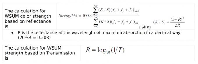 Opacity and Color Strength Measurement by Color Spectrophotometer