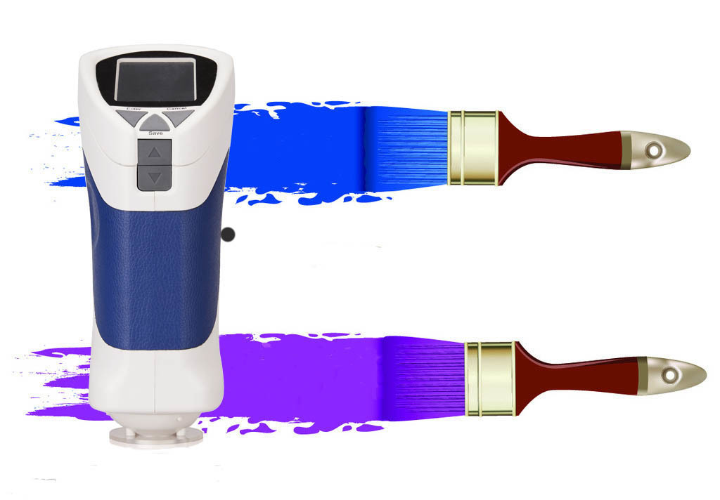 Bilingual Switching Paint Color Analyzer , Portable Spectrophotometer ...