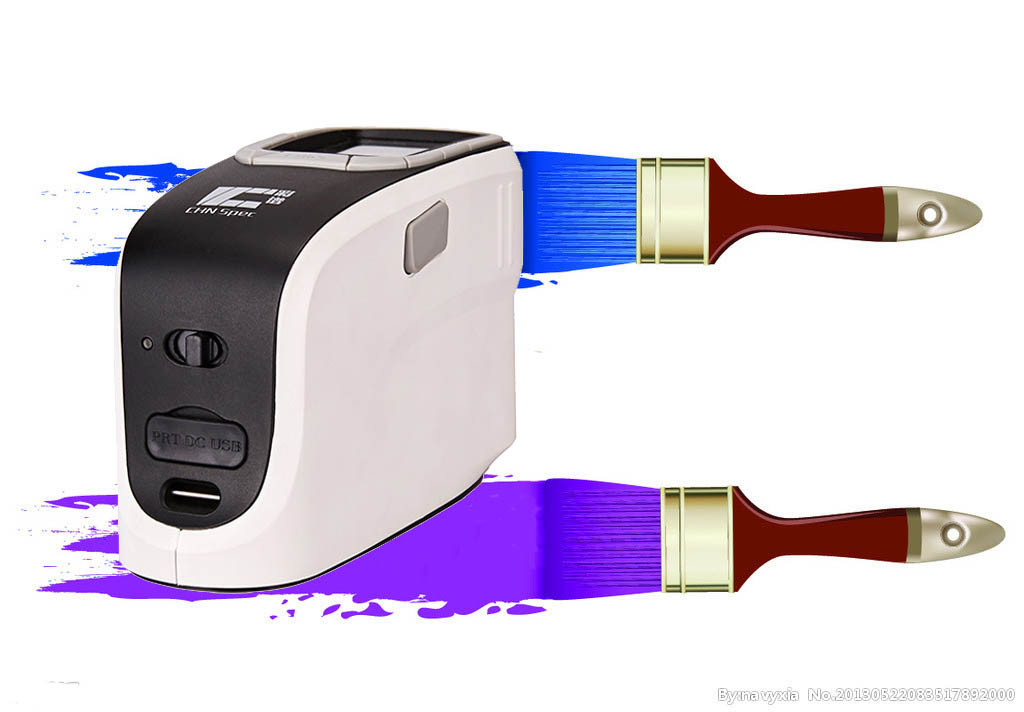 Wavelength Interval 10nm Portable Color Spectrophotometer For CIE ...